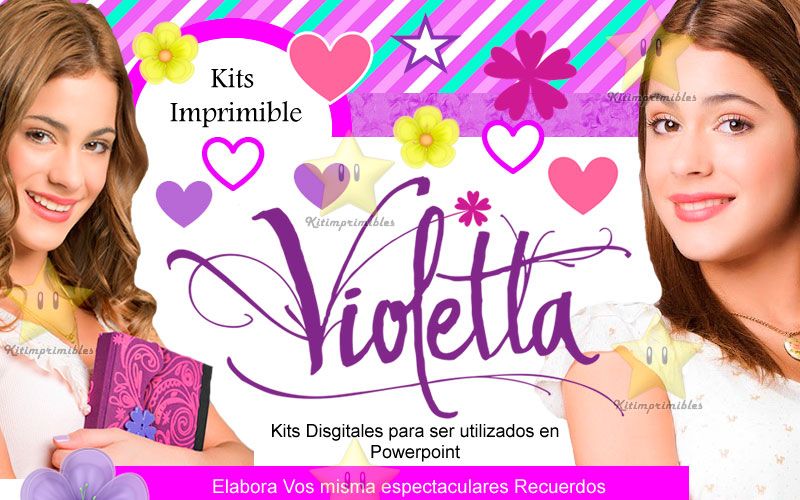 KITS IMPRIMIBLES: Mega Kit Imprimible Violetta Segunda Temporada Unico